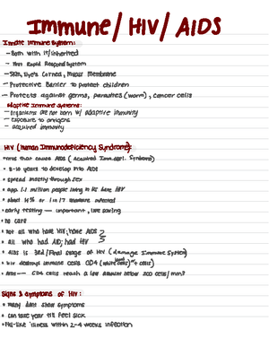 Immune:HIV:aids - Immunology HIV AND AIDS overview information - UIST ...