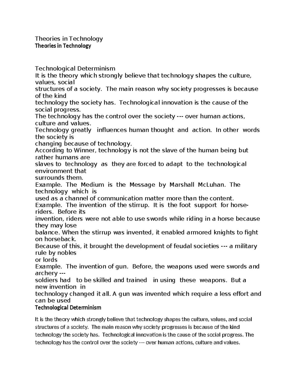 Theories in Technology - Theories in Technology Theories in Technology ...