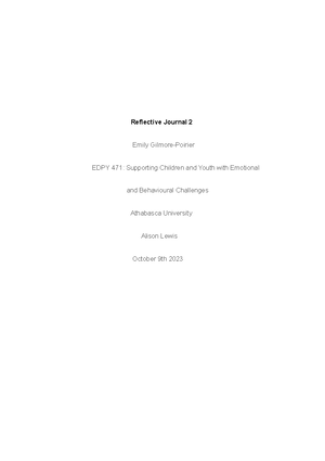 Unit 11 - EDPY 471 – Managing Behaviour Problems in the Classroom ...