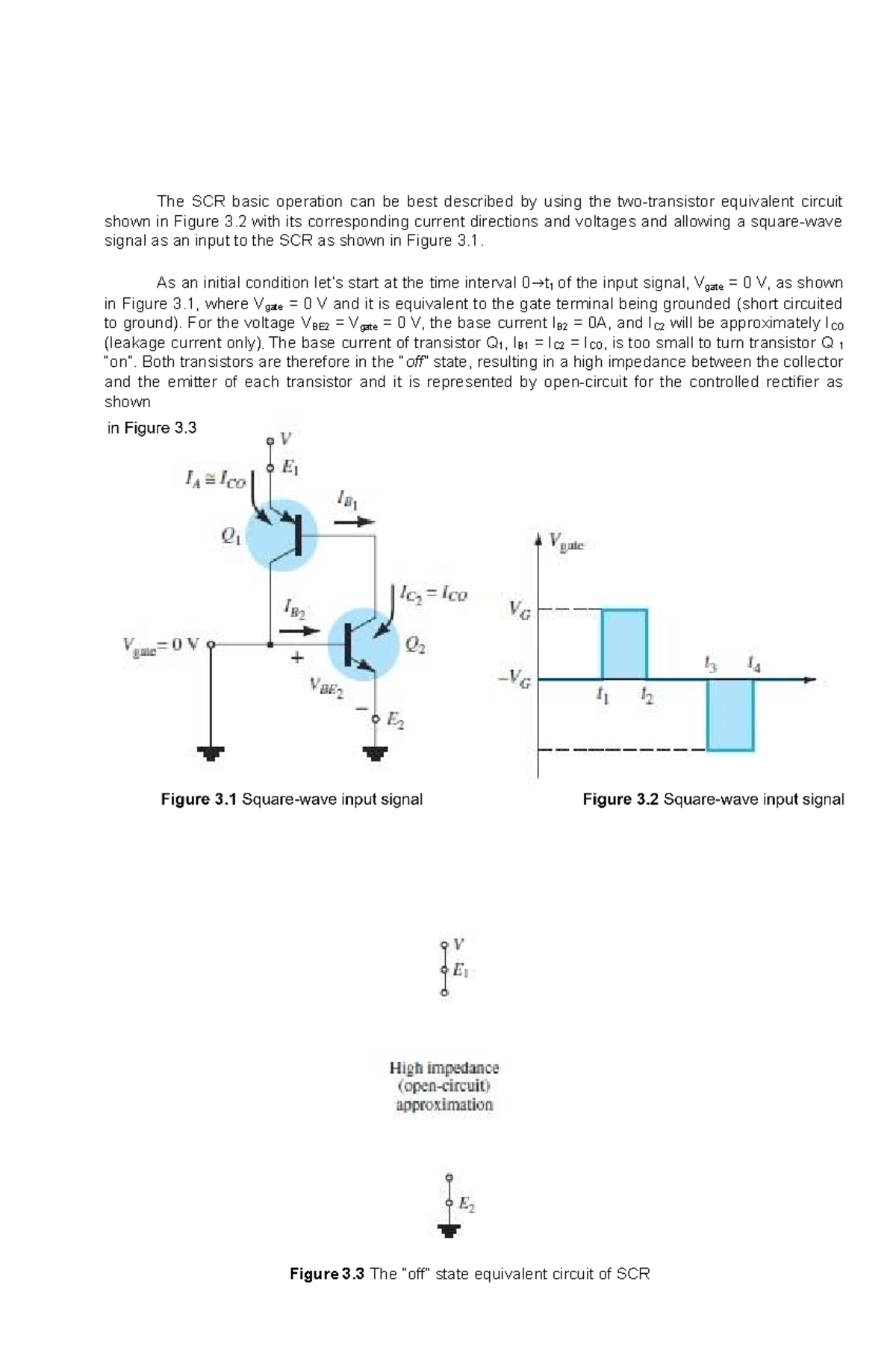 Electronics Systems and Design - The SCR basic operation can be best ...