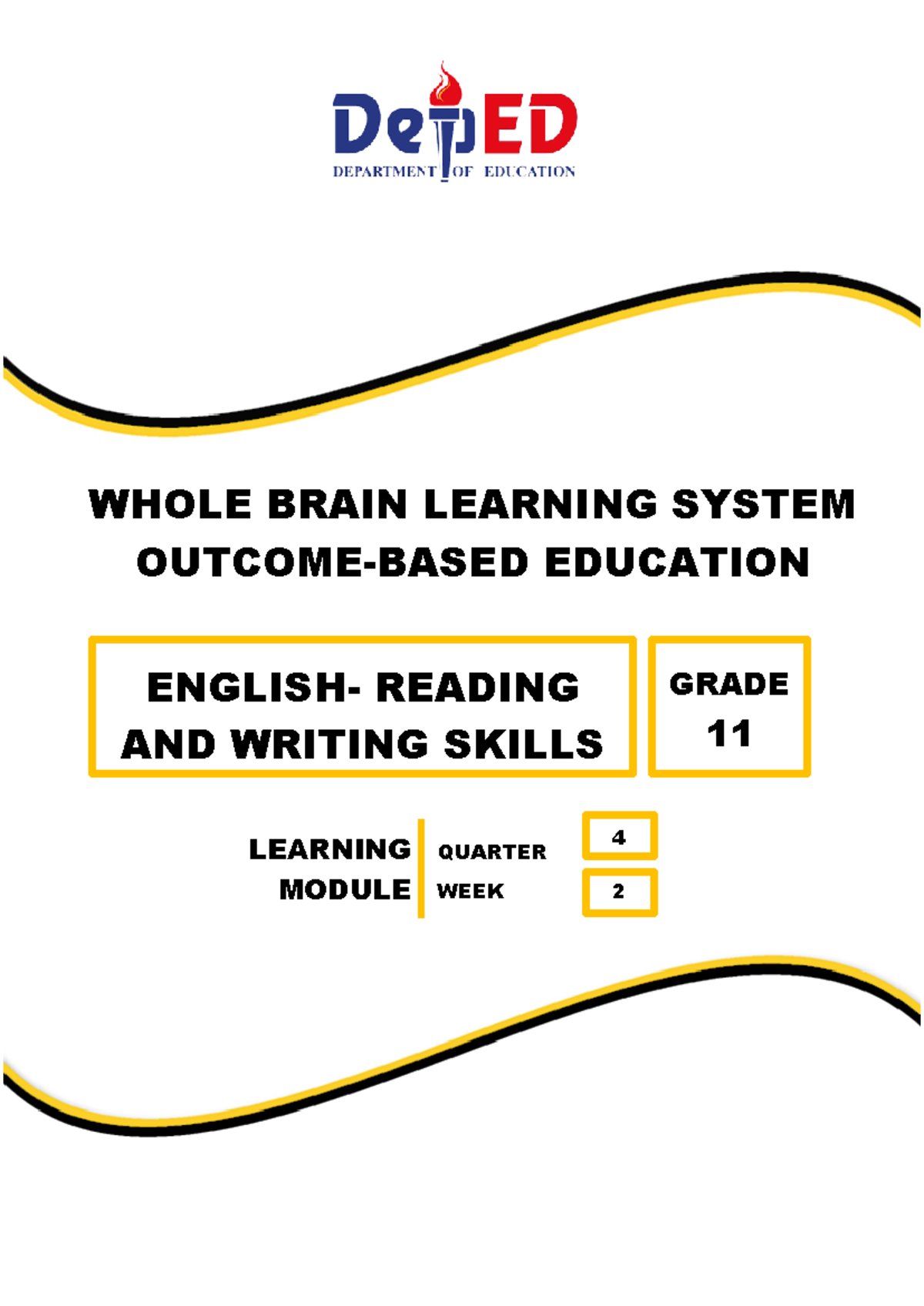 SHS Reading and Writing Skills Q4 W2 - ####### LEARNING ####### MODULE ...