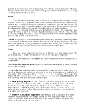 [Solved] Question 1 What is Artificial Neural Network ANN In ANN model ...