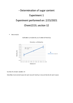 CHEM 121 5L manual Ecure - Laboratory Manual For General Chemistry I ...