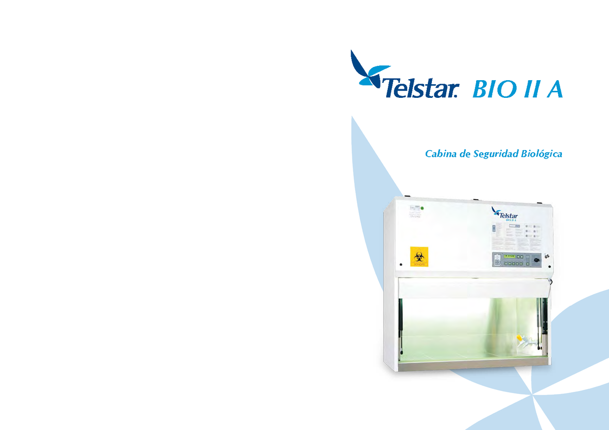 Manual cabina telstar clse II tipo A - BIO II A Cabina de Seguridad ...