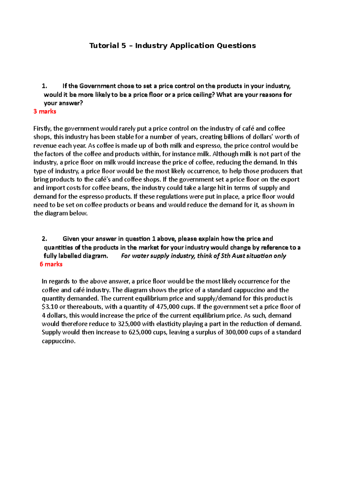 Tutorial 5 Industry Application Questions BUSN1013 - Tutorial 5 ...