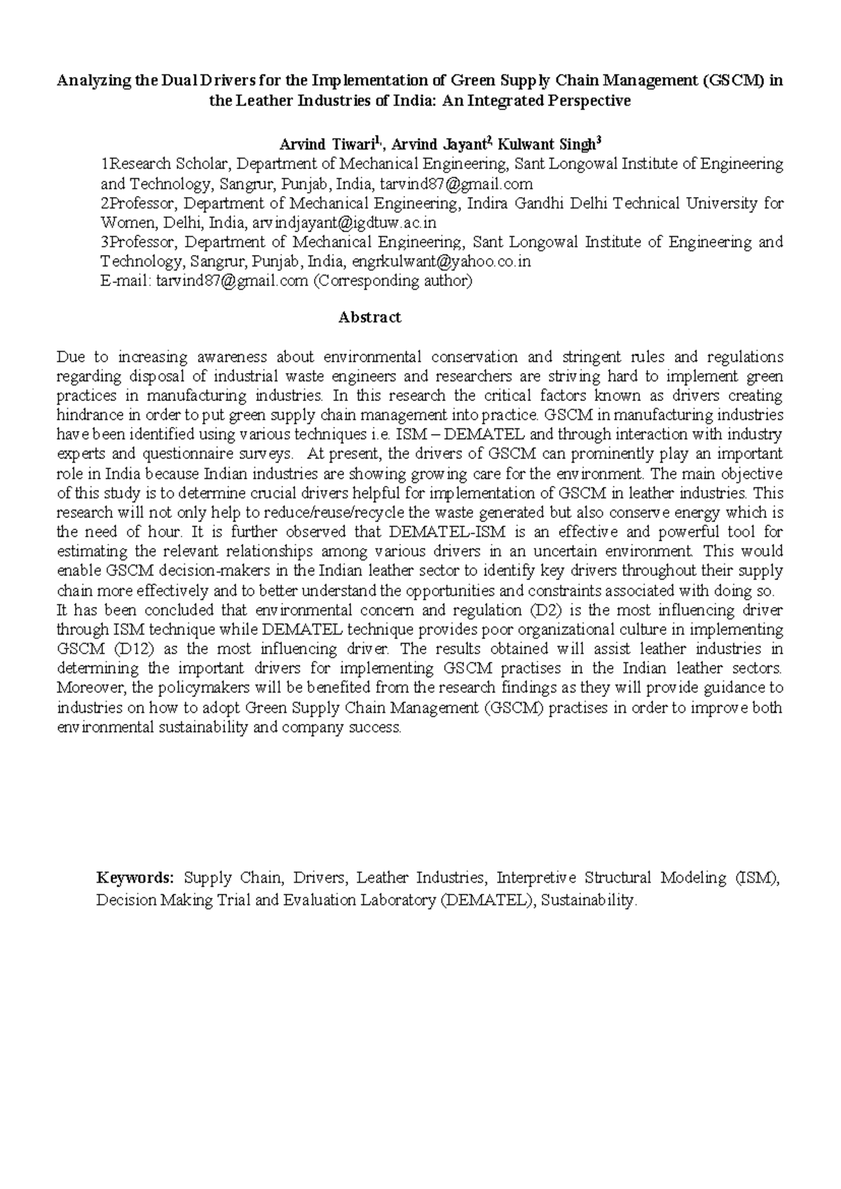 Tiwari.2024.Dual Driver - Analyzing the Dual Drivers for the ...