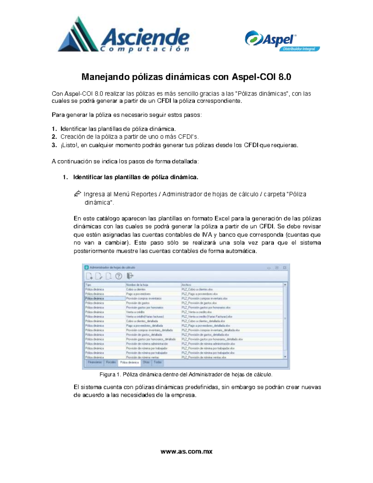 Manejando polizas dinamicas con Aspel COI 80 1 - Manejando pólizas dinámicas con Aspel-COI 8 ...