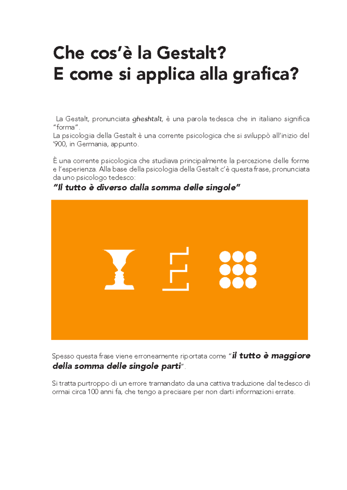 Gestalt Regole - The Human Machine The anatomical structure mechanism ...