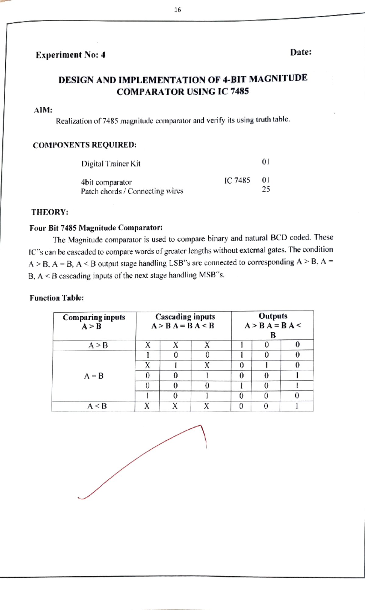 DPCO Remaining experiments - Experiment No: 4 AIM: DESIGN ...
