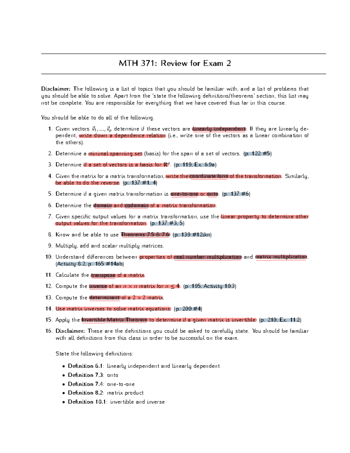 S22 Exam 2 Review - This displays the summary of chapter 5-11 of the ...