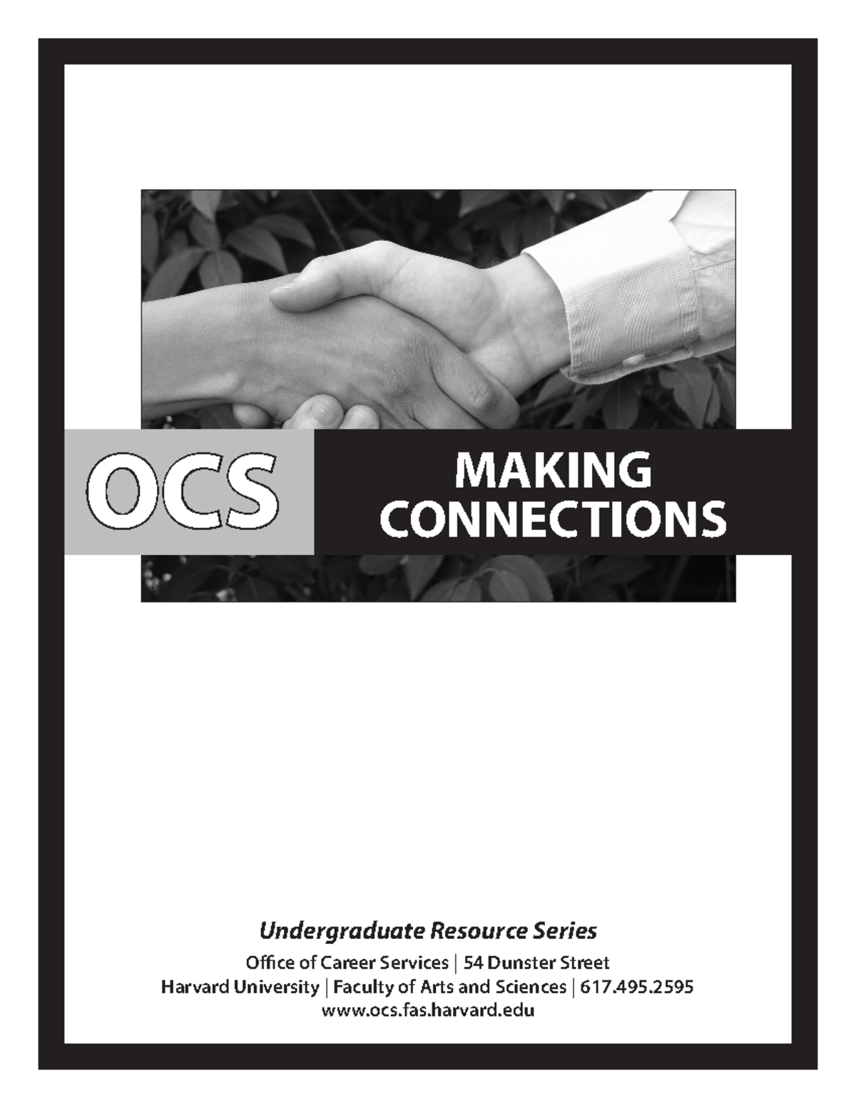 Harvard University Networking Guide - Undergraduate Resource Series ...