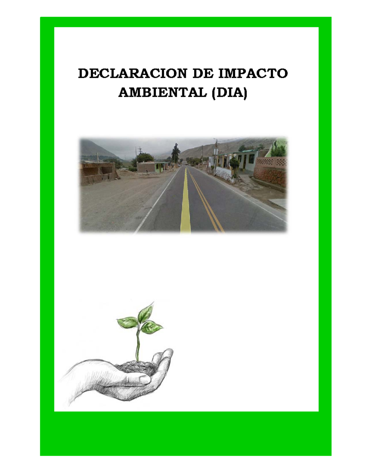 Declaracion DE Impacto Ambiental - Warning: TT: undefined function: 32 ...
