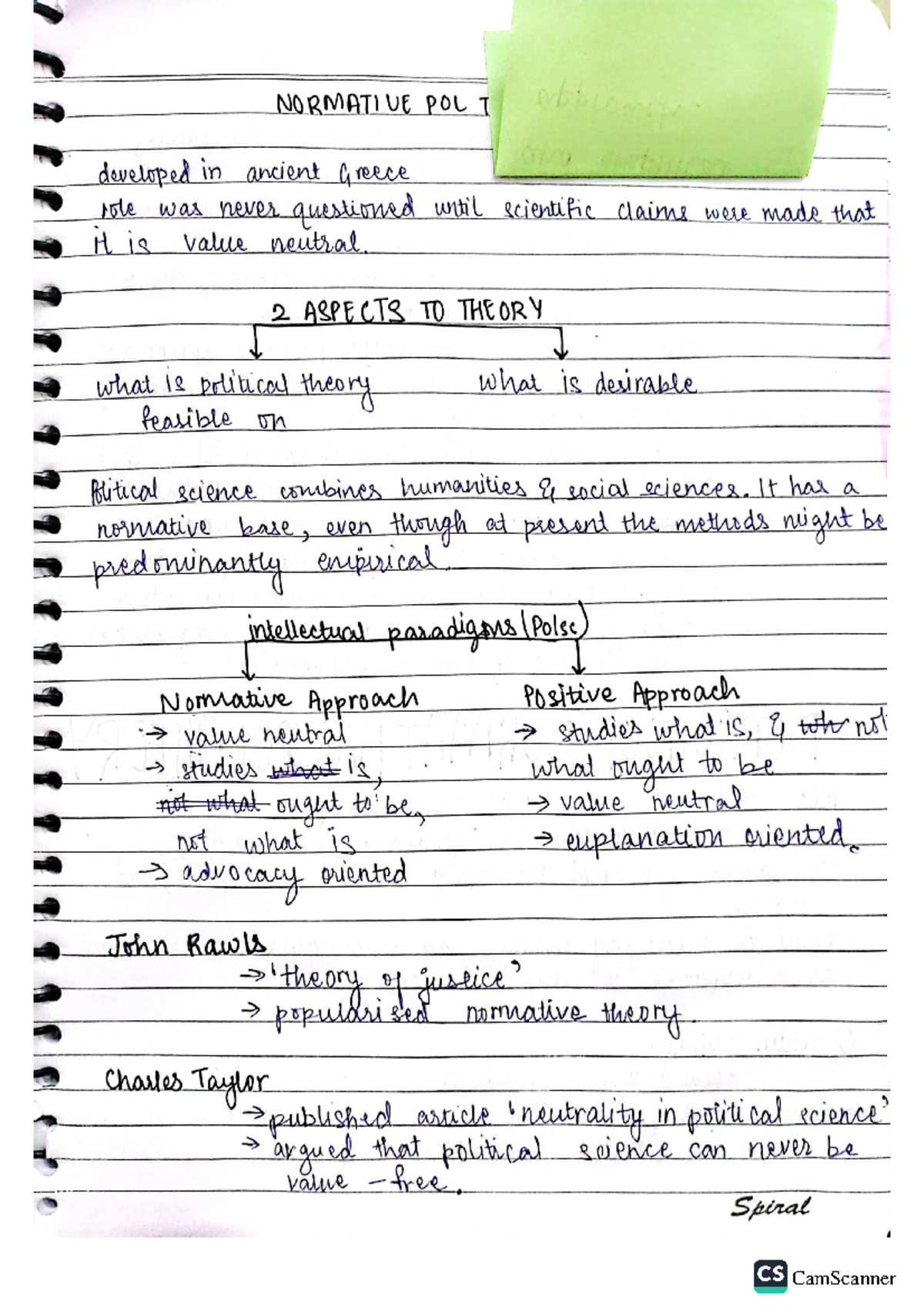 Normative political theory - NORMATIVE POL T developed in ancient ...