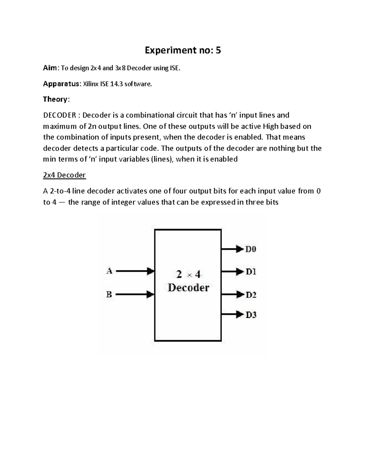 5 Decoder - - Studocu