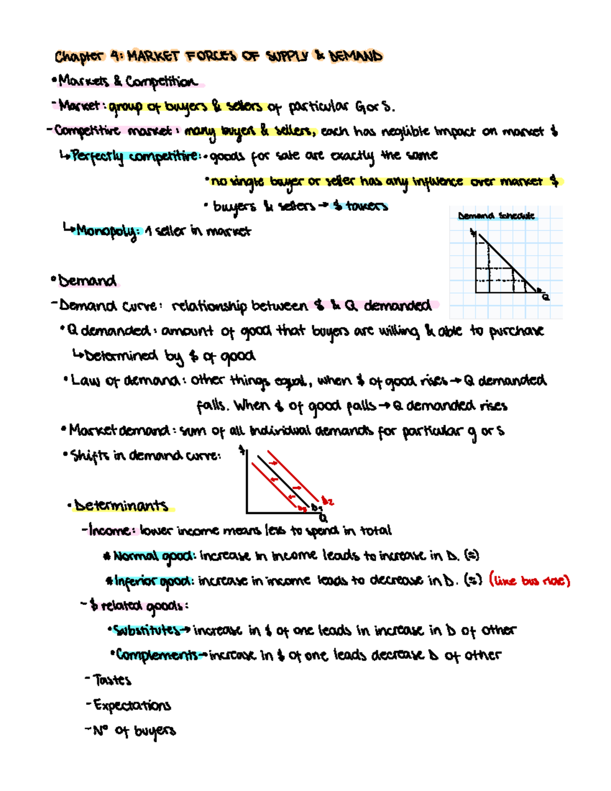 Principles Of Micro chapter 4 - ####### Chapter 4 : MARKET FORCES OF ...