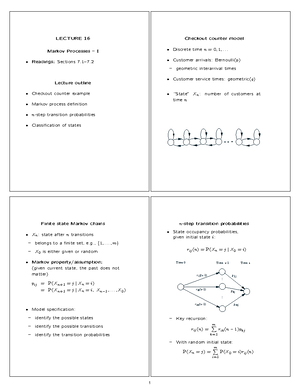 MC2 - Notas CMTD - LECTURE 17 Review Markov Processes – II Discrete ...