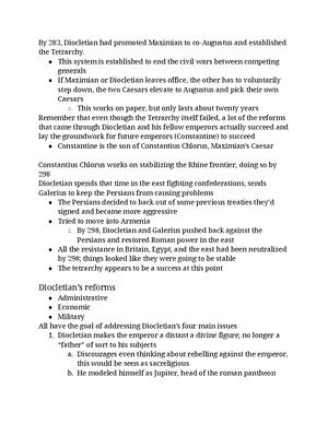 1 24 Lecture - These are my notes on the Byzantine era as a modern ...