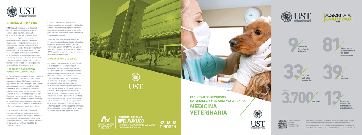 UST Medicina Veterinaria 2021 - FACULTAD DE RECURSOS NATURALES Y ...