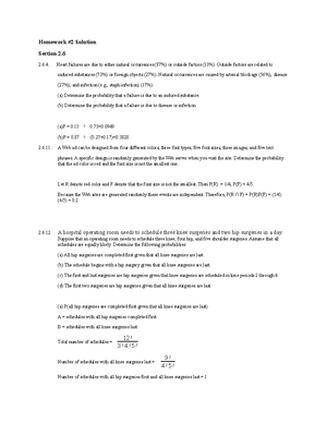 Homework#1 Solution - Homework #1 Solution Section 2- Provide a ...