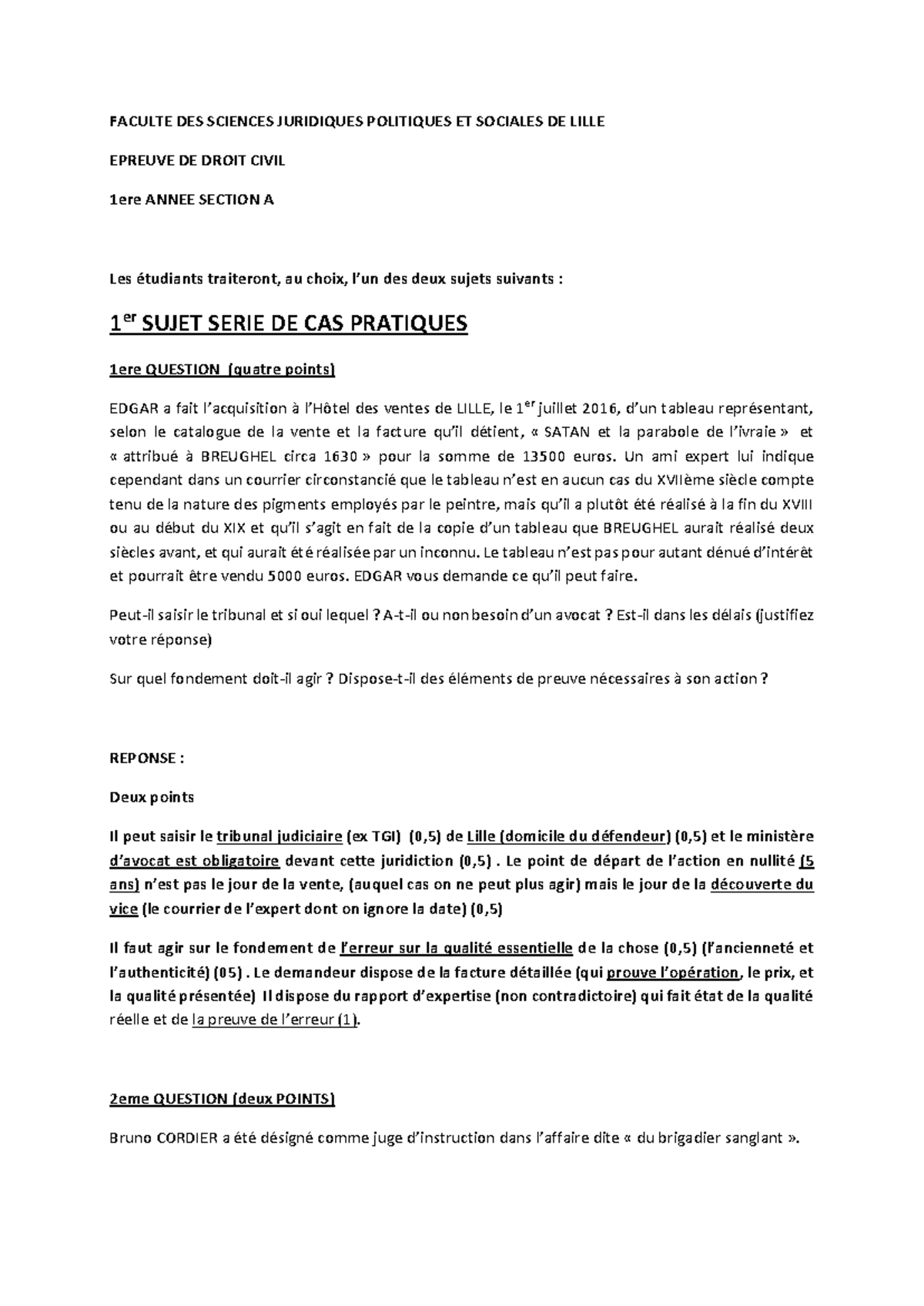 Corrige 2021 partiel - FACULTE DES SCIENCES JURIDIQUES POLITIQUES ET ...