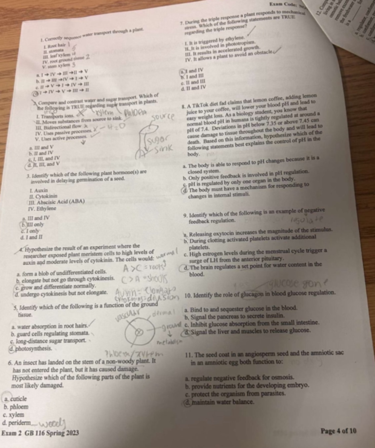 Bio2 2023 - 01:119:116 - Studocu