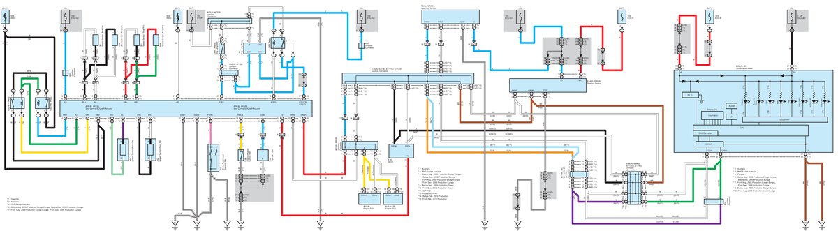 ABS-VSC - EWD - 1 (IG) 10A ECU-B 2 2 (BAT) 30 IB 12 IH VSC ABS Slip ...