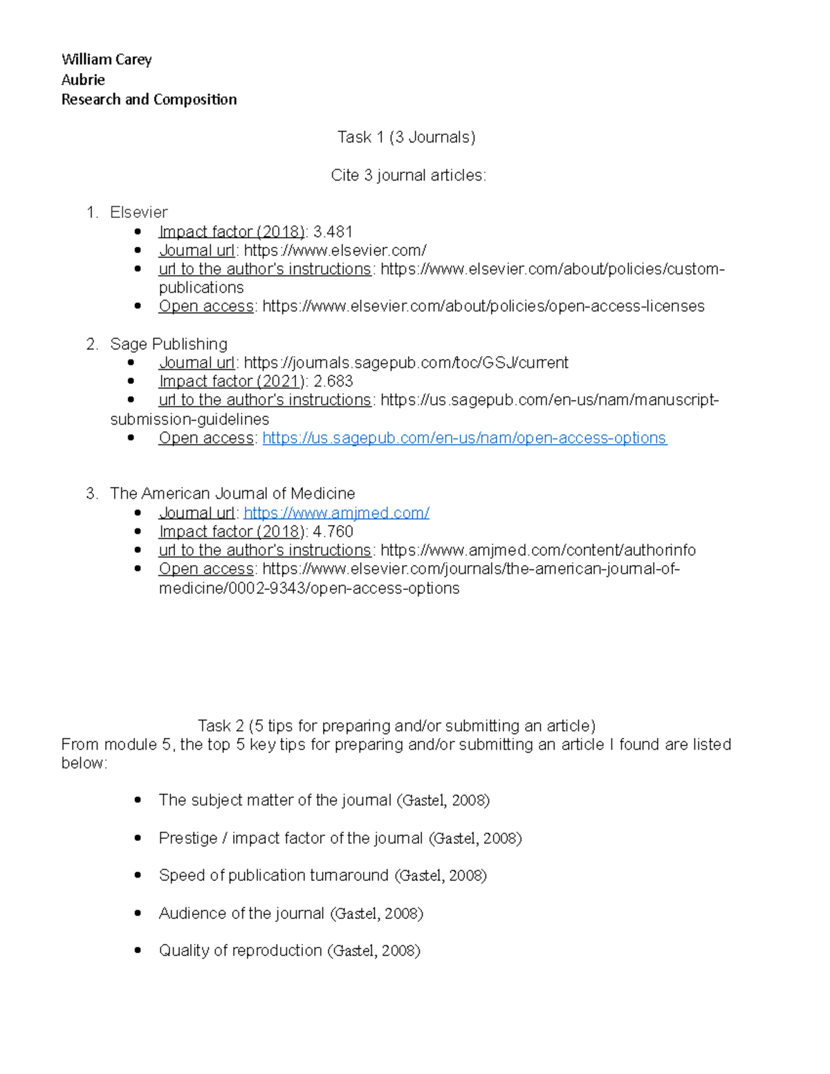 Module 5-Research Literature Aubrie - William Carey Aubrie Research and ...