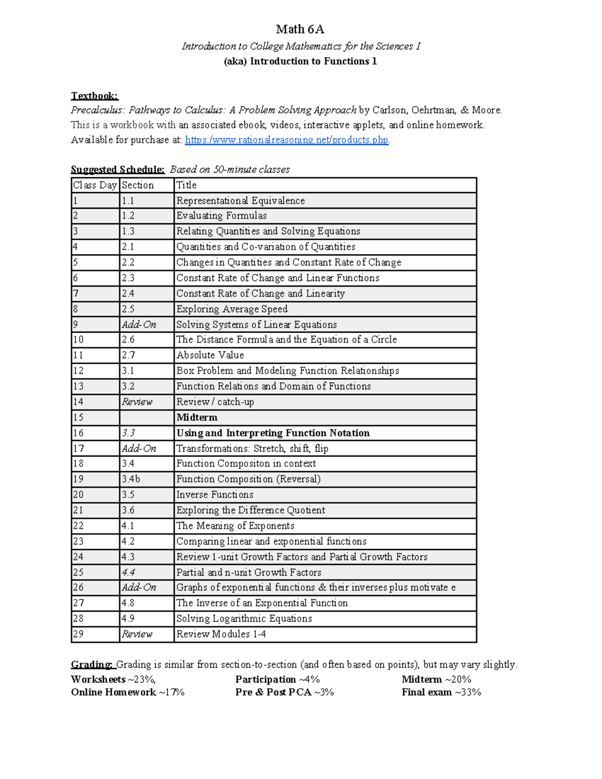 M006A 2018 - inget - Math 6A Introduction to College Mathematics for ...