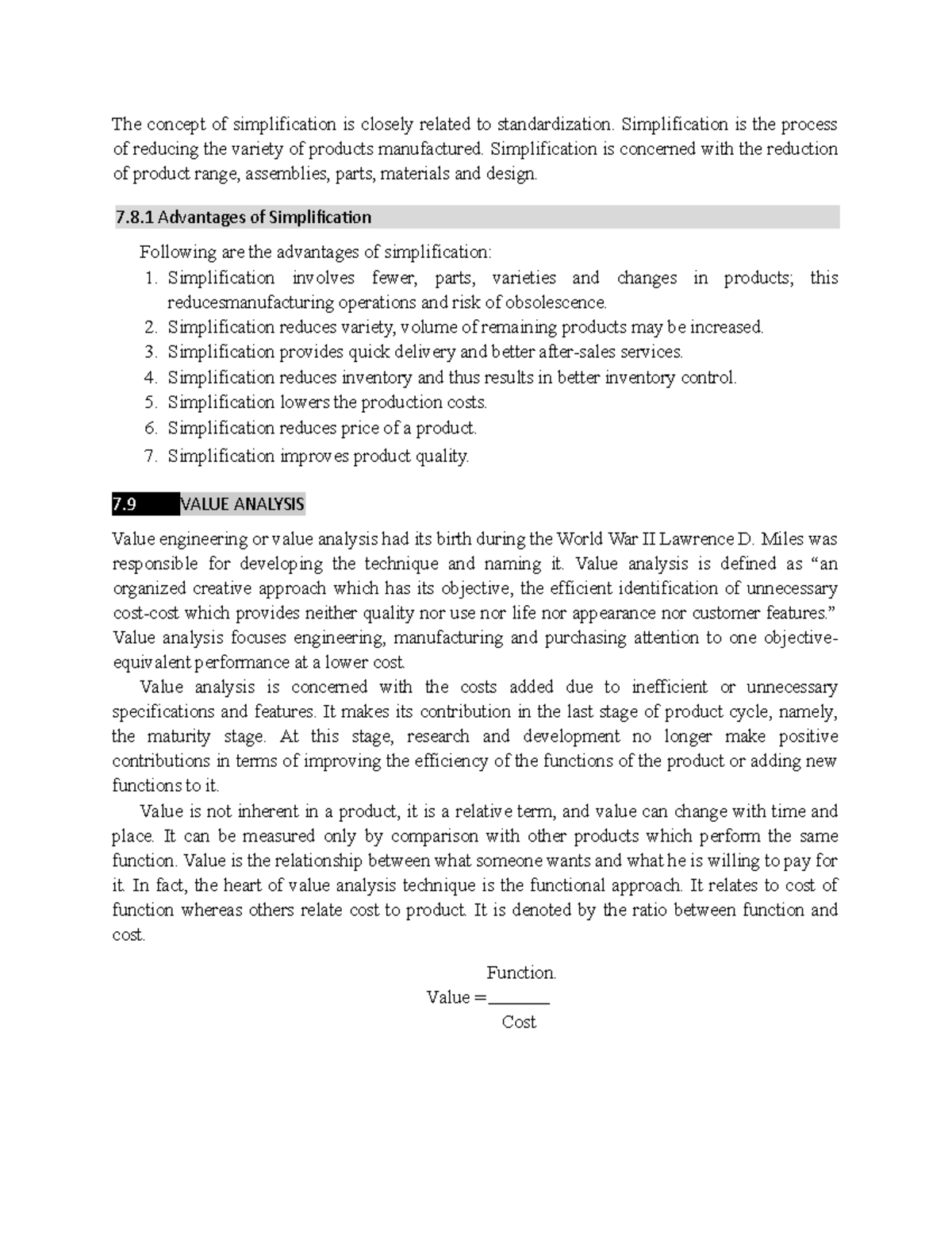 Simplification - Simplification is the process of reducing the variety ...