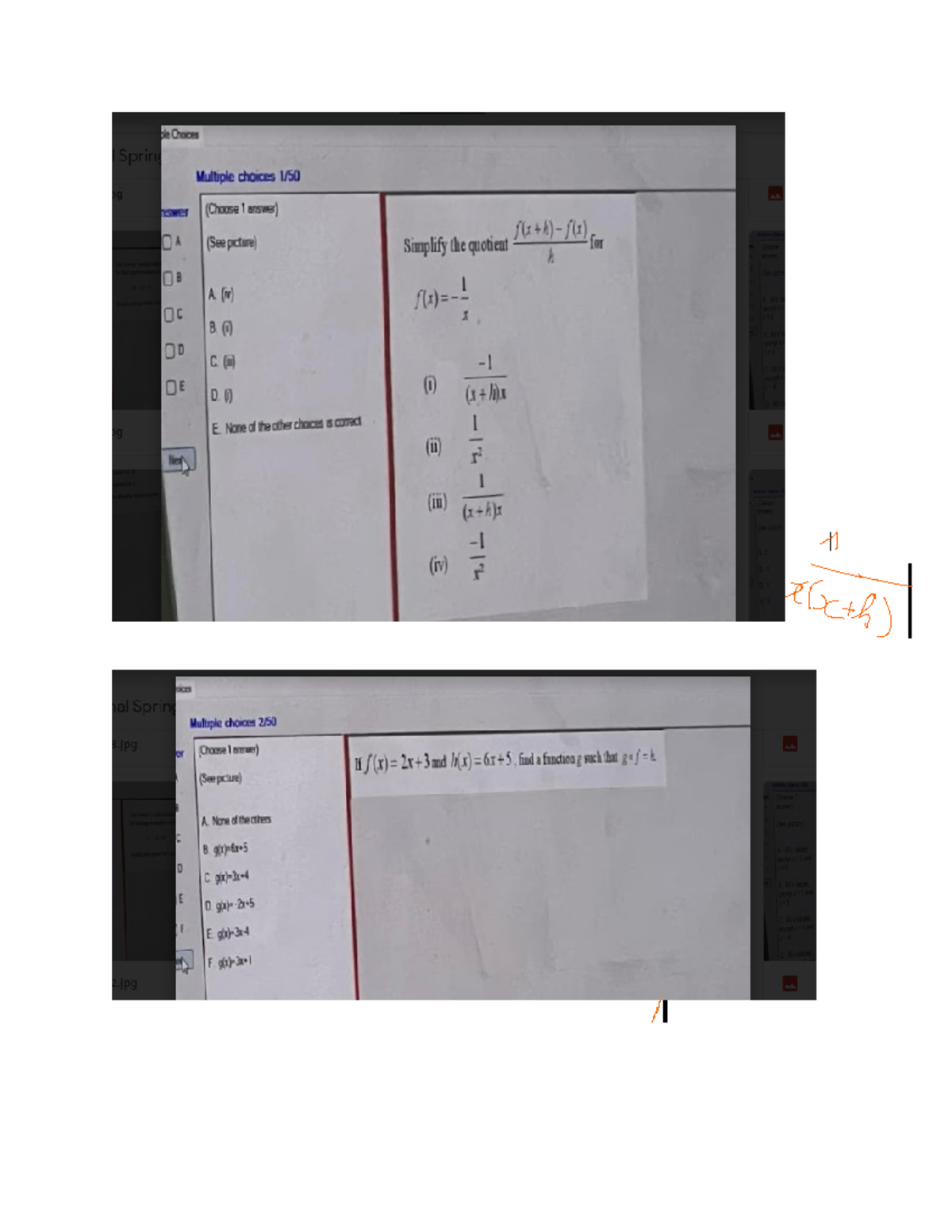 HL-SP22 MAE - ôn toán mae cuối kì bài tập - Mathematics Engineering ...