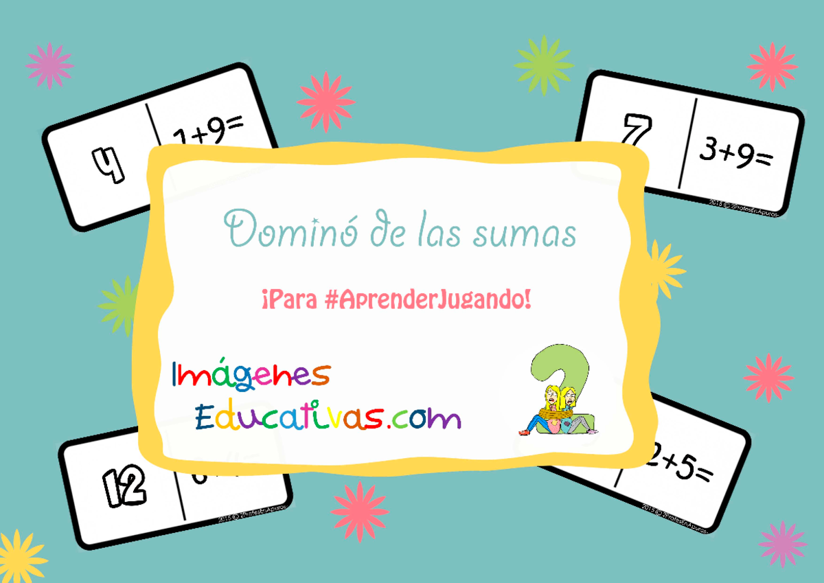 Domino Sumas - juego con fracciones - Domino de las sumas iPara ...
