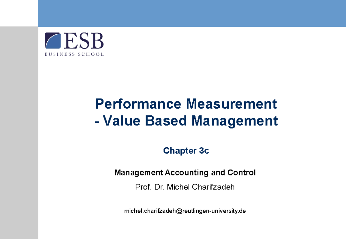 03c - MC - Performance Measurement - Value Based Management ...
