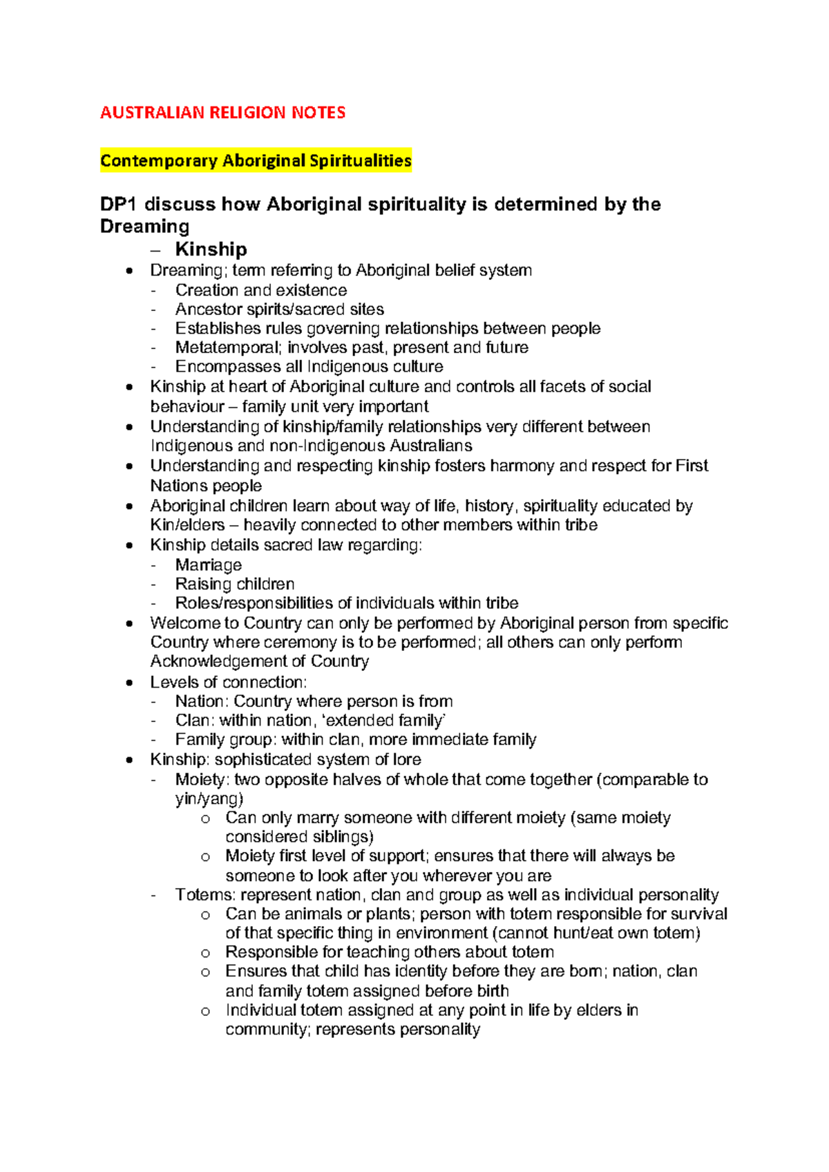 Religion in australia post 45 6330f70d1665b - AUSTRALIAN RELIGION NOTES ...