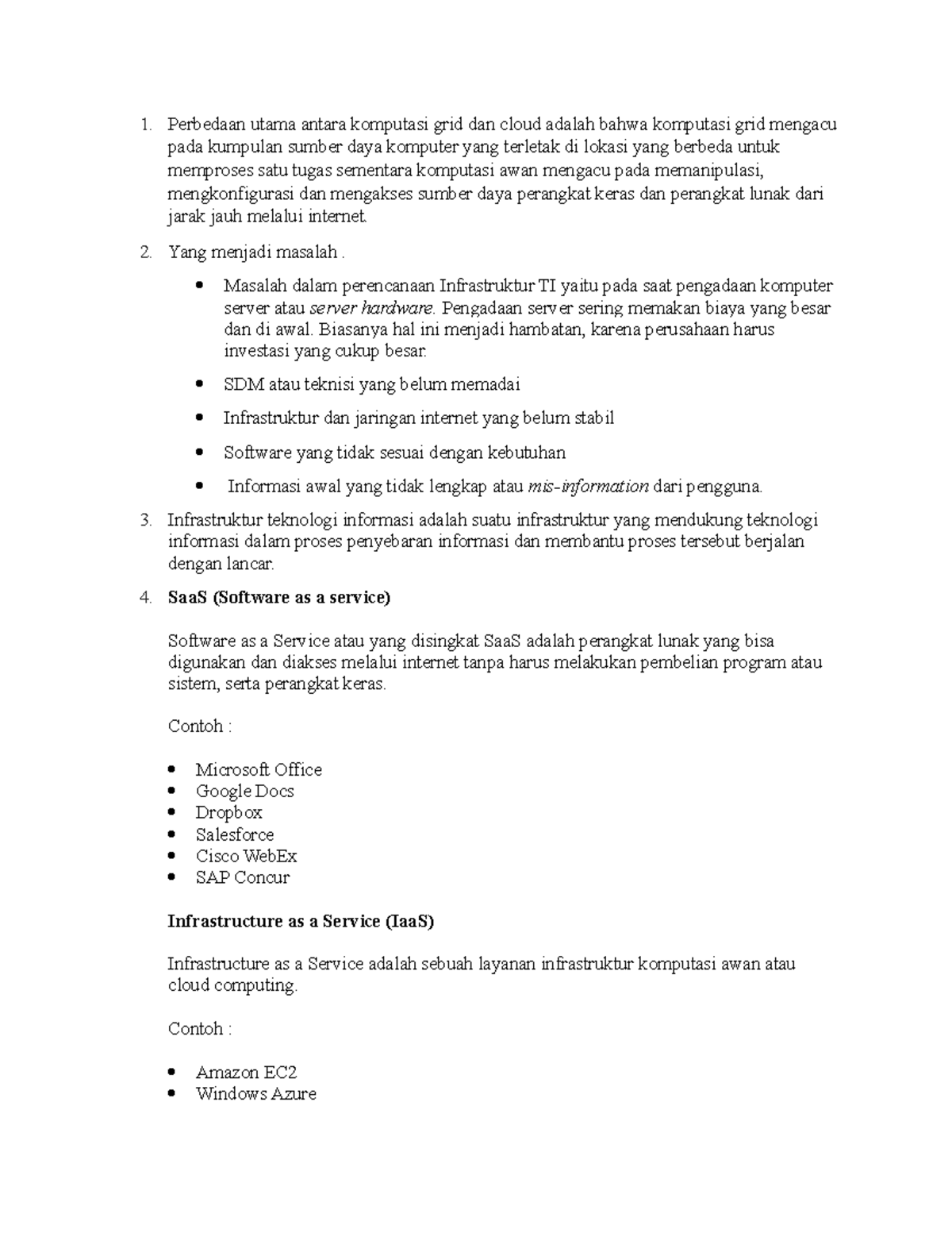 Komputasi Grid dan Cloud - Perbedaan utama antara komputasi grid dan ...