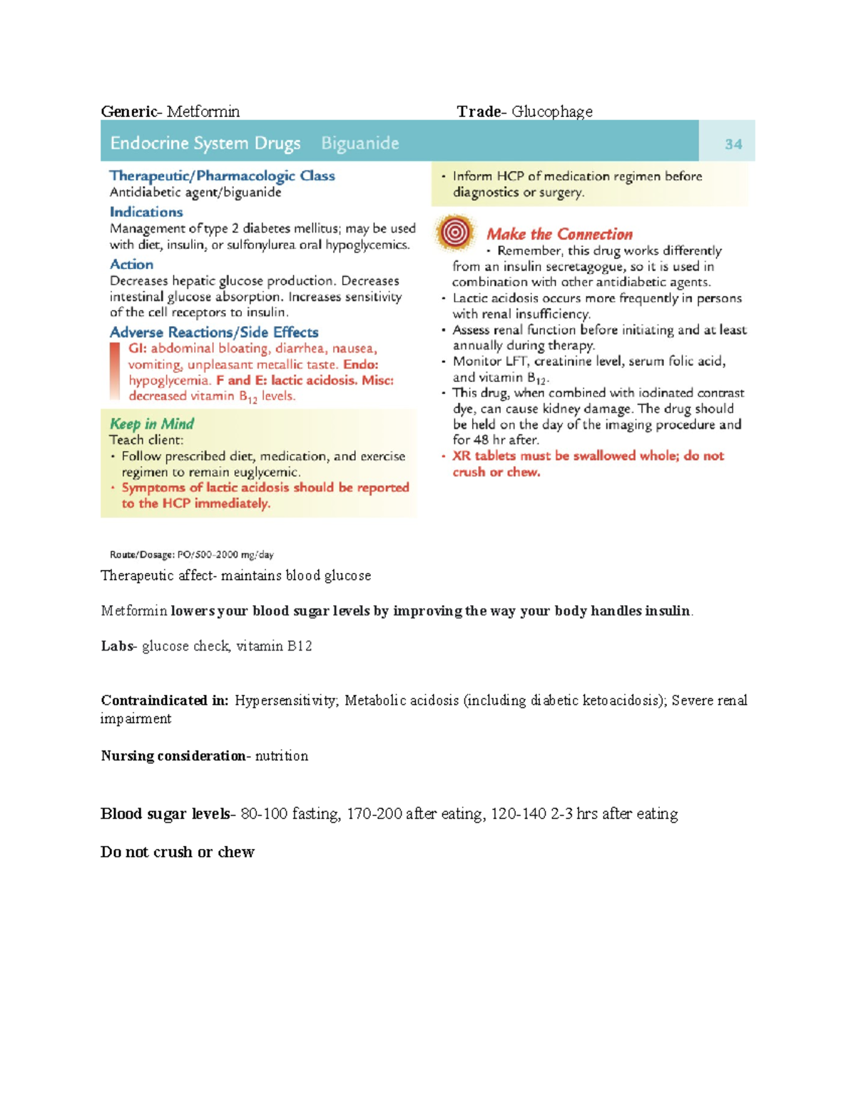 6 - aaaa - Generic- Metformin Trade- Glucophage Therapeutic affect ...
