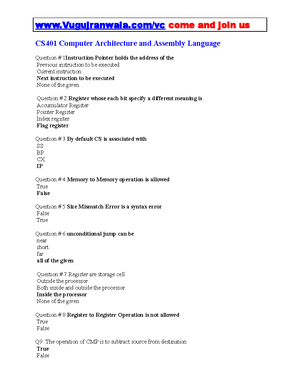 CS401 Quiz 1 2021 - Abc - CS401 Quiz 1 2021 ORANGE MONKEY TEAM Opening date 30 and Due date 31 1 ...