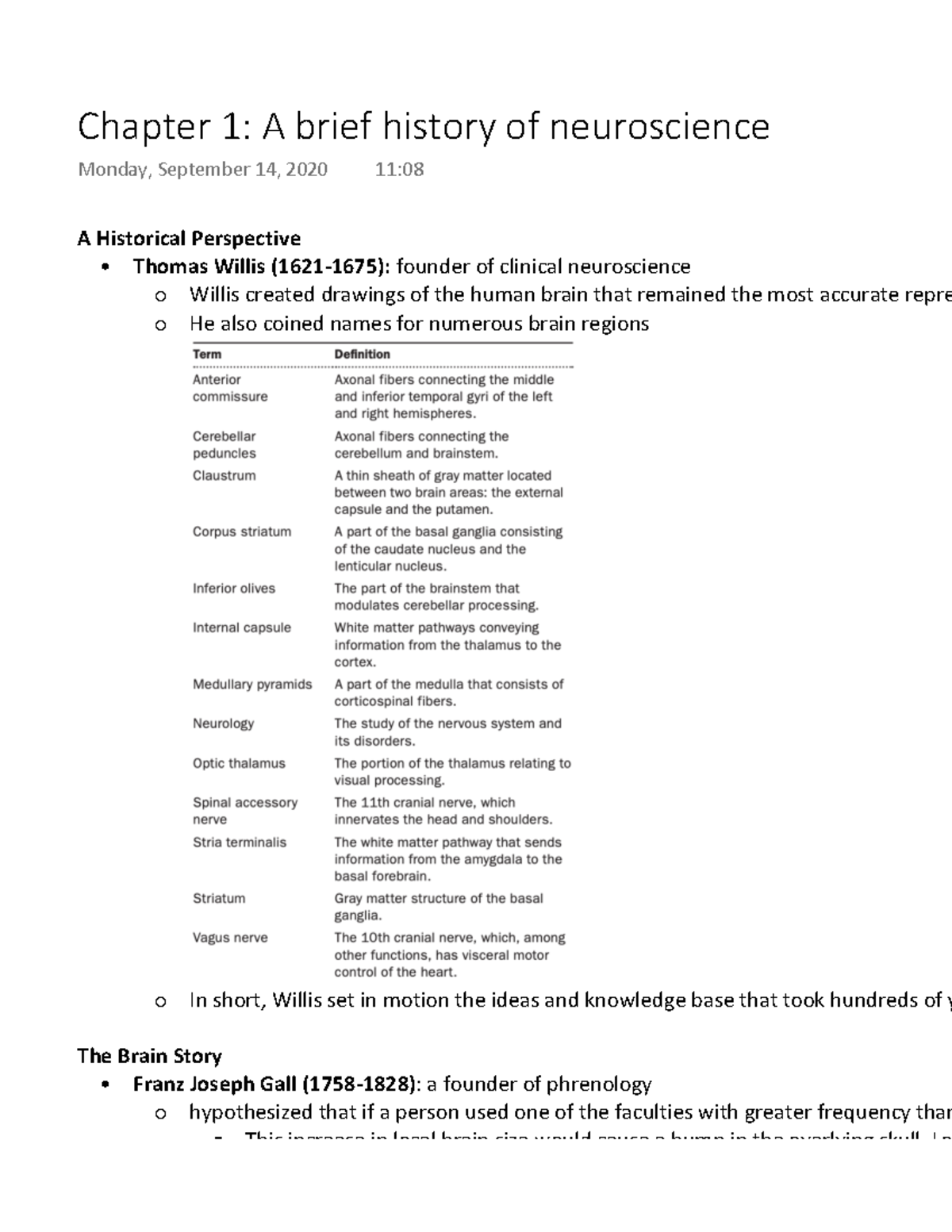 Chapter 1 A brief history of neuroscience - Warning: TT: undefined function: 32 Warning: TT ...