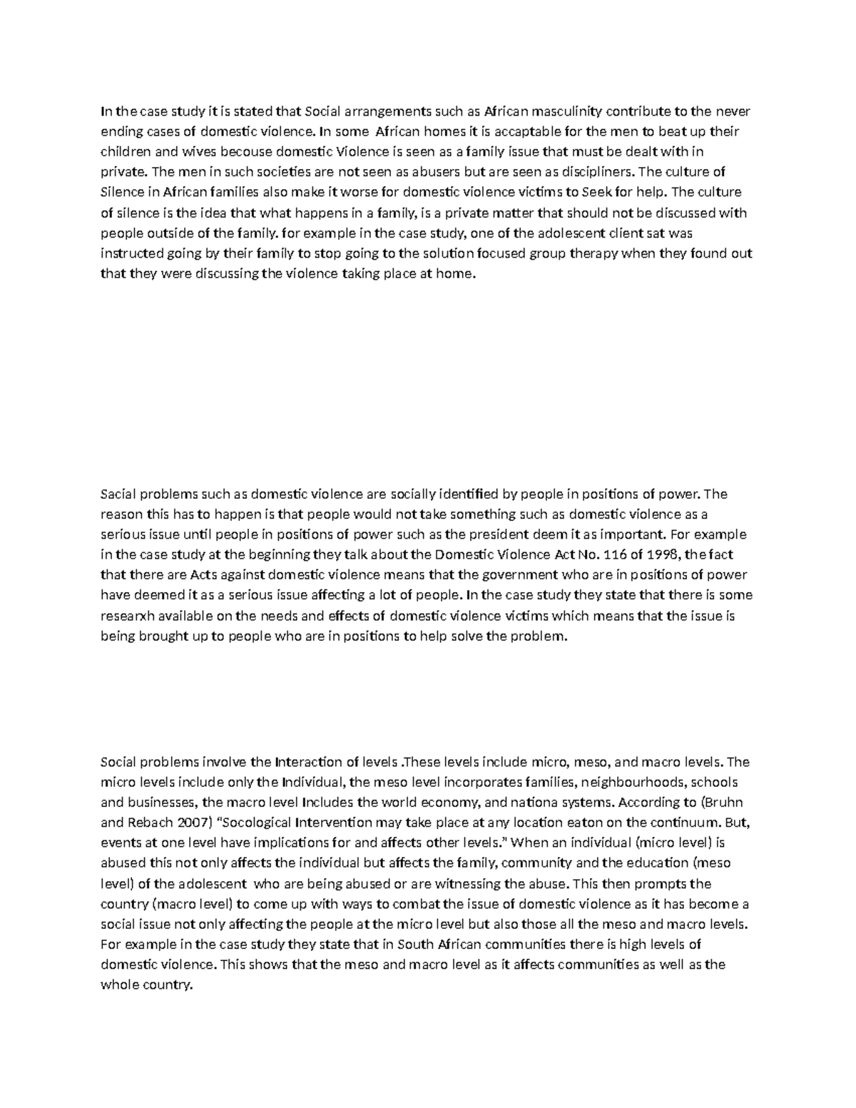 Sociology essay - In the case study it is stated that Social ... Sociology essay - In the case study it is stated that Social ...