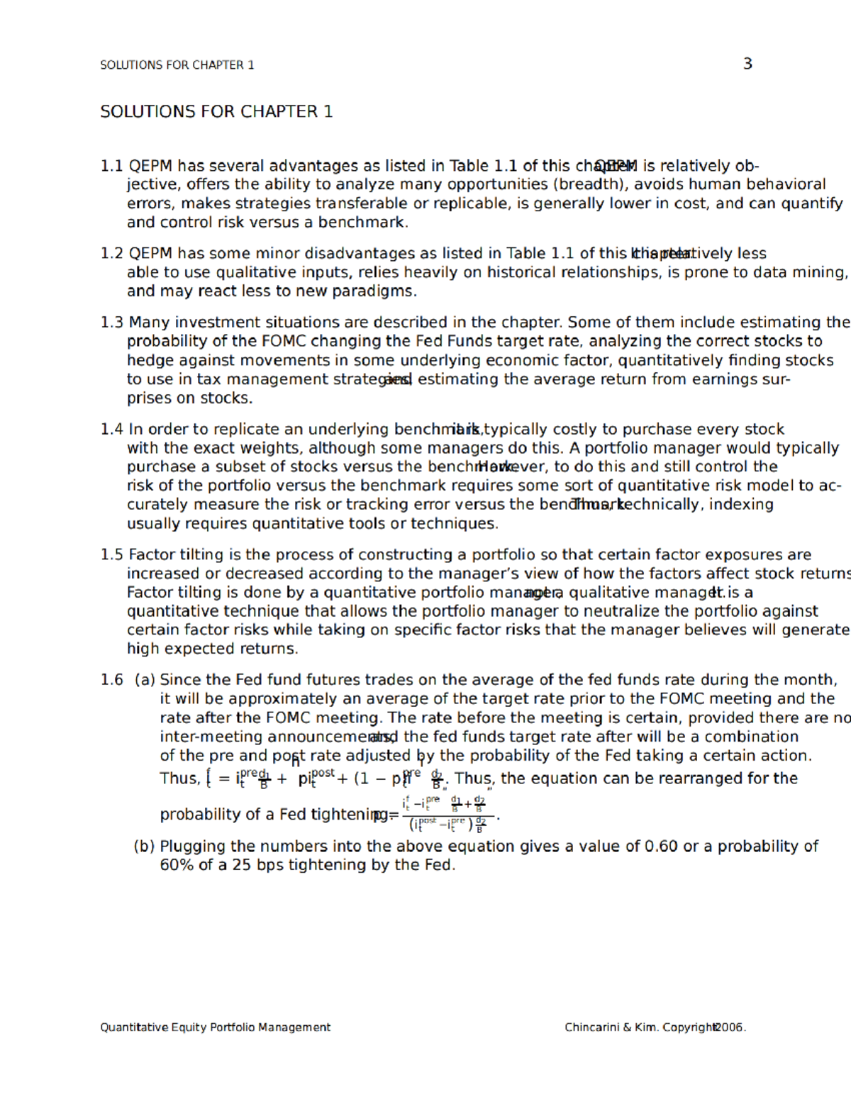 Solutions all qepm - Introduction to quantitative methods in psychology ...