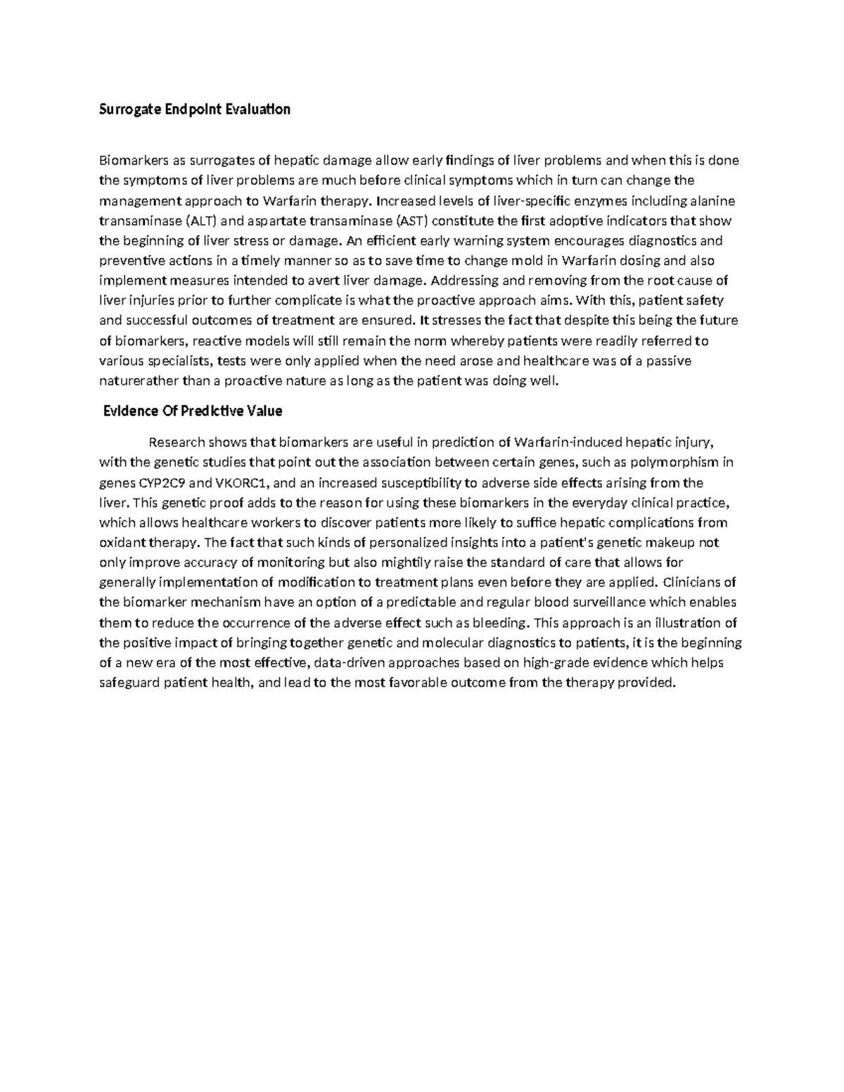 Surrogate Endpoint Evaluation Surrogate Endpoint Evaluation Biomarkers As Surrogates Of 