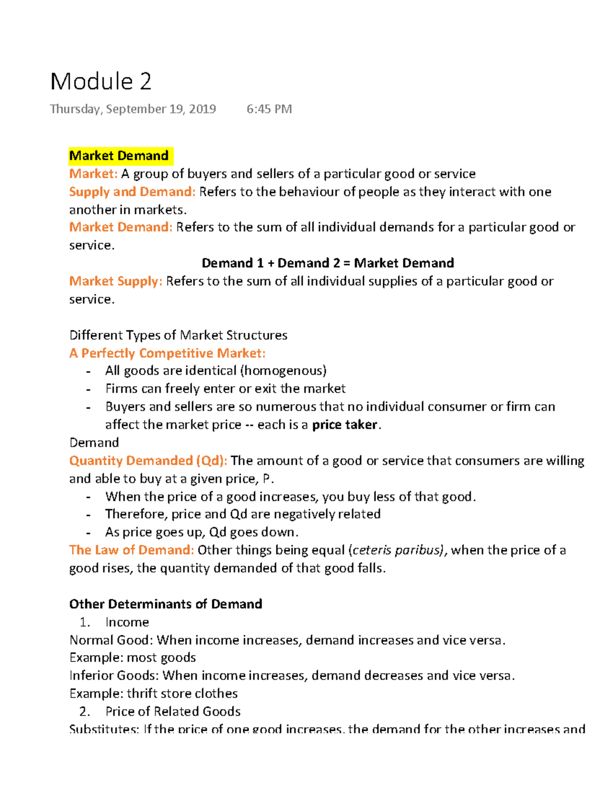 Week 2 Notes From Micro Econ Modules Warning Tt Undefined Function