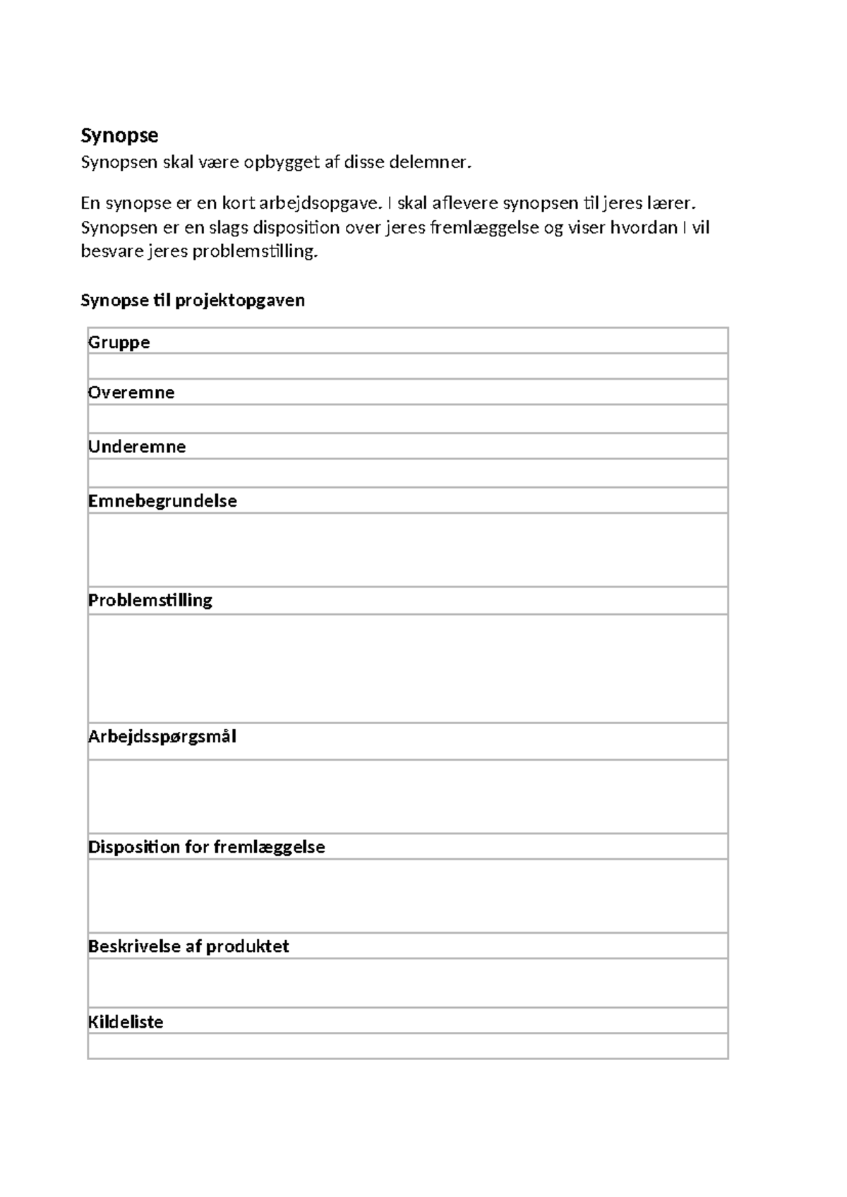 Synopse skabelon - Resumé Corporate Social Responsibility and Business Ethics - Synopse Synopsen ...