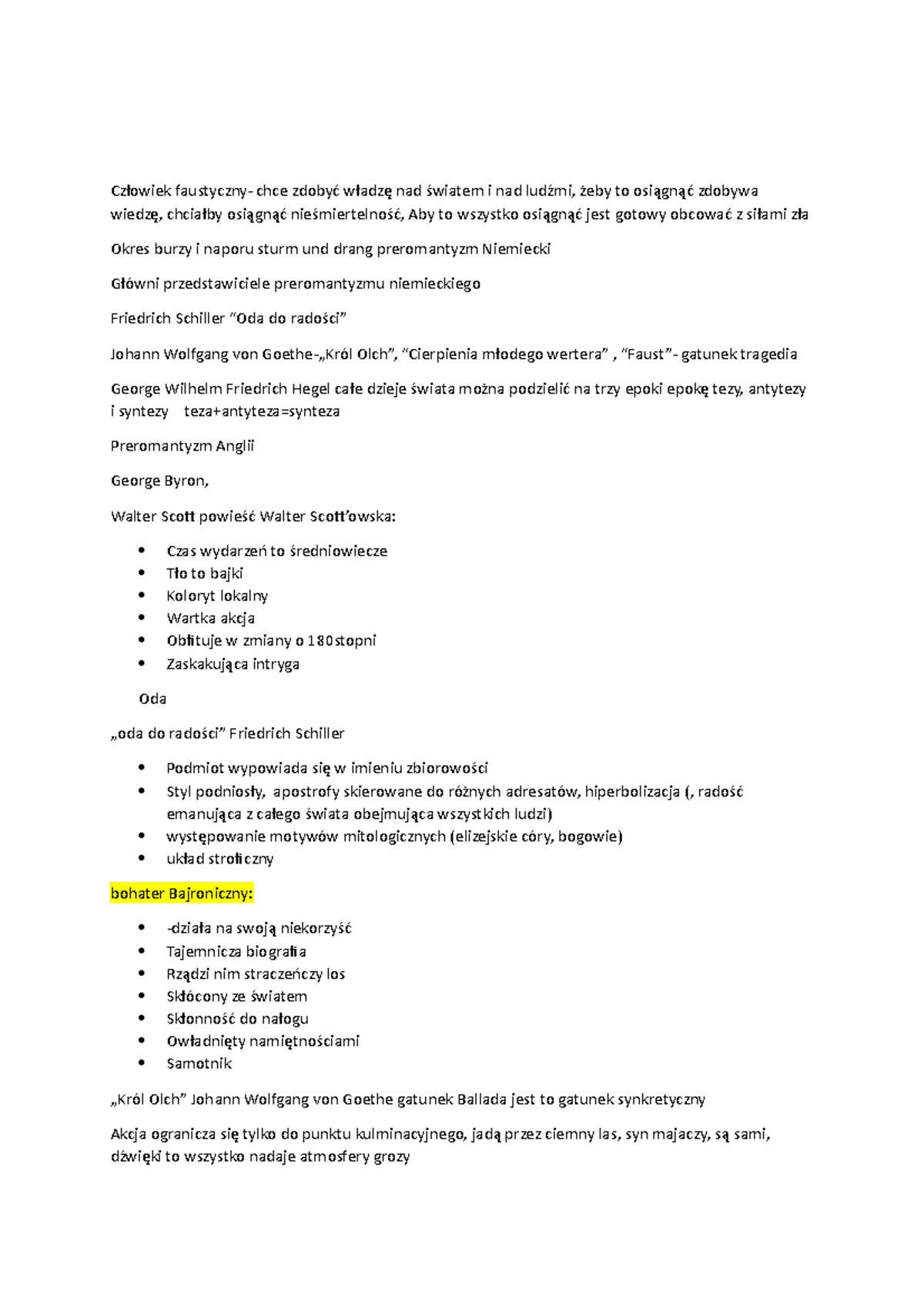 Romantyzm dla jego - ghkghk jghjg - Człowiek faustyczny- chce zdobyć ...