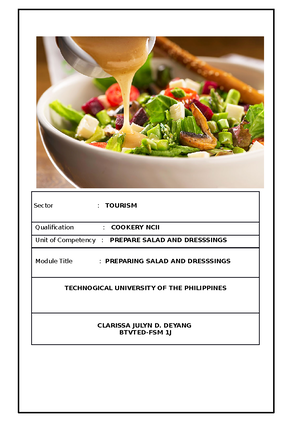 FBS- Grade 8-TLE - Technology and Livelihood Education Food and ...