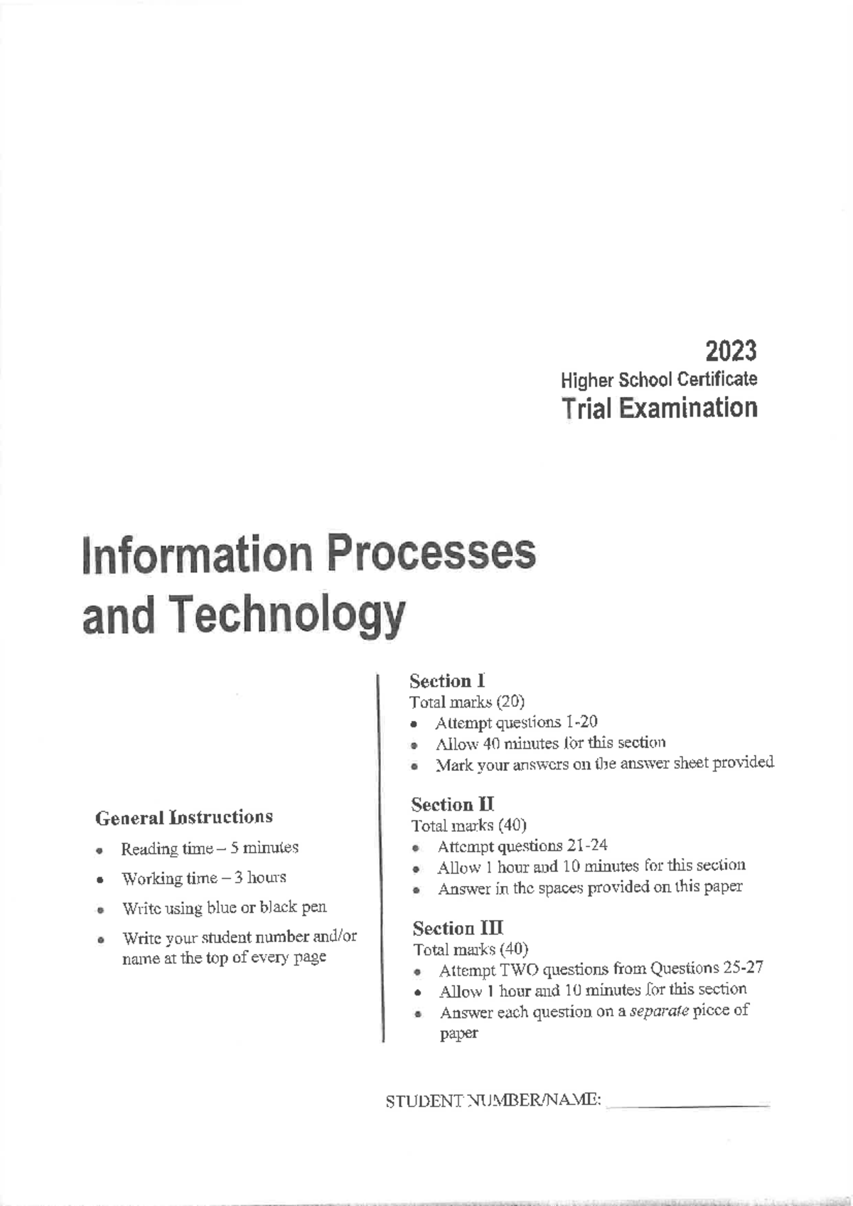 IPT2023 Trials - fsdfsdfsd - 2023 Higher School Certificate Trial ...