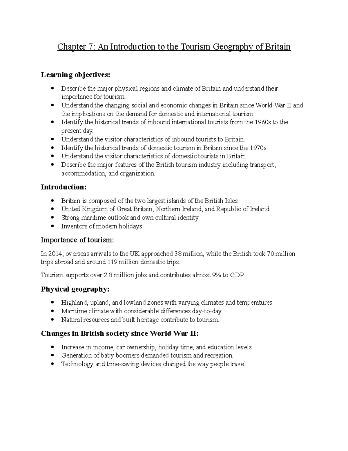 Chapter 7 - TESM - Summarized Notes from textbook - Chapter 7: An ...
