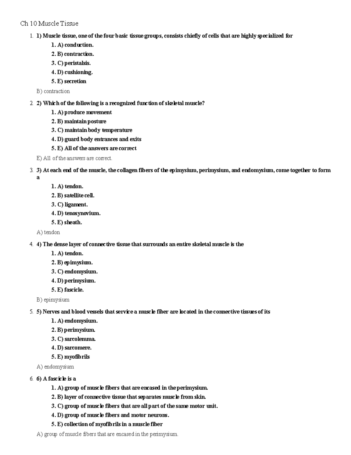 Print Ch 10 Muscle Tissue flashcards - Easy Notecards - 1. 2. 3. 4. 5 ...