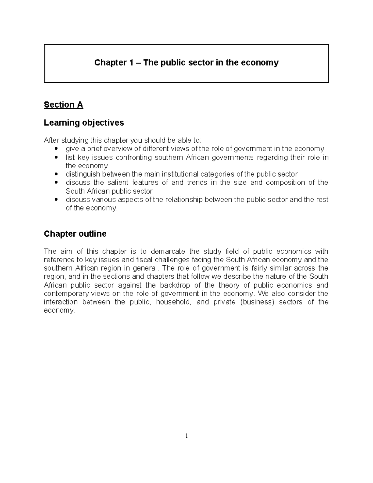 ECS3704-Public-Economics-5e-IM-Ch-1 - Chapter 1 – The public sector in ...