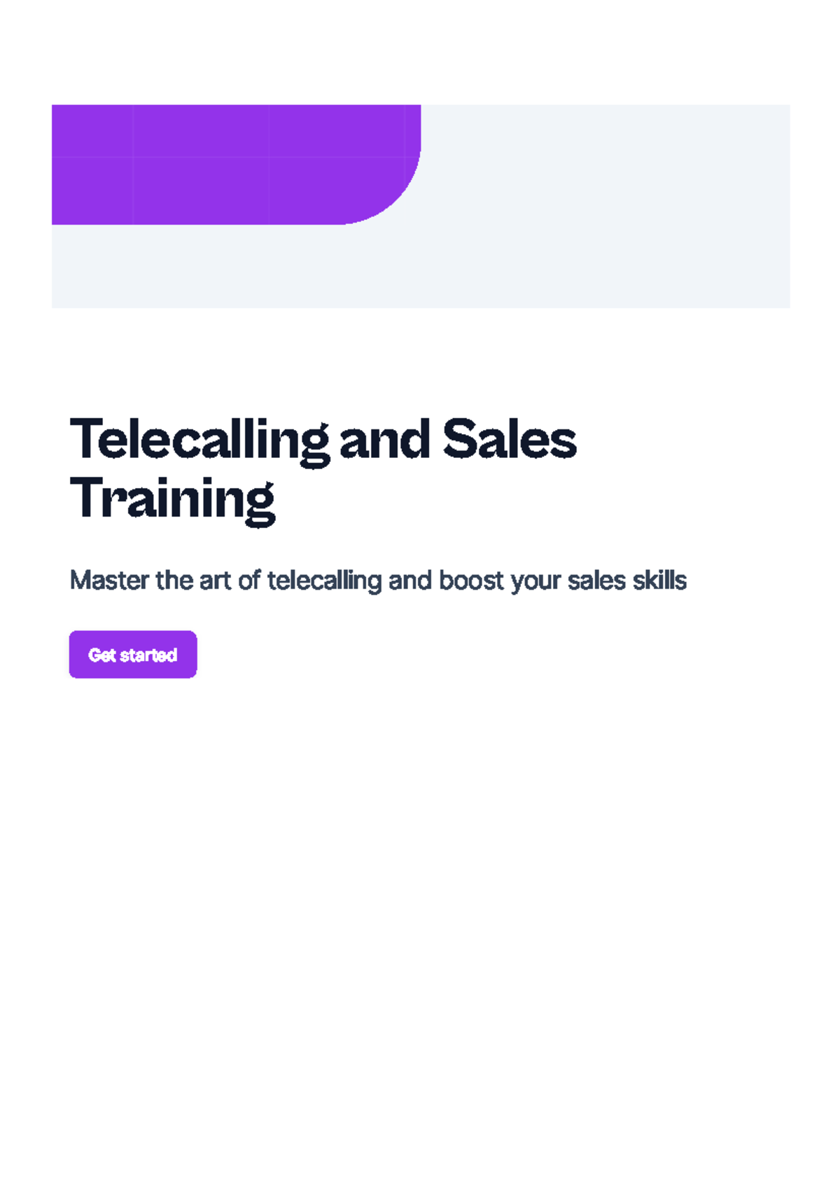 Telecalling and sales training - Telecalling and Sales Training Master ...