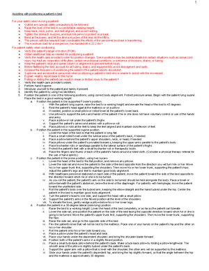 Perfusion Student Outline 2021 - Perfusion NUR 111 Overview ...